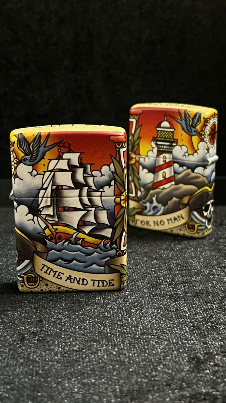 ZIPPO 49532 Nautical Tattoo Design | Zippo9999