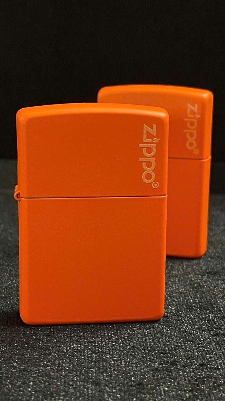 Zippo 231ZL Classic Orange Matte Zippo Logo | Zippo9999